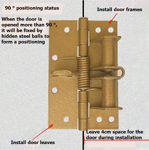 Heavy Duty Spring Loaded Hinges for Doors & Gates - Self Closing Hinges ...